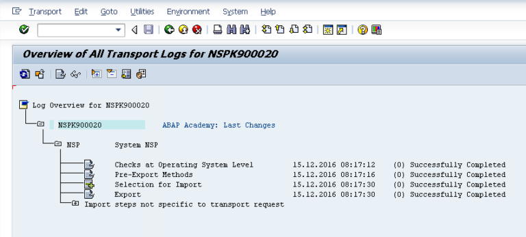 How To Export Objects From Sap System Abap Academyabap Academy