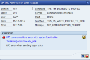 RFC communications error with system/destination - ABAP AcademyABAP Academy