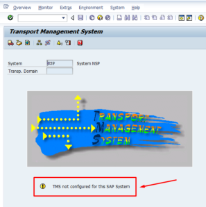 TMS not configured for this SAP System - ABAP AcademyABAP Academy