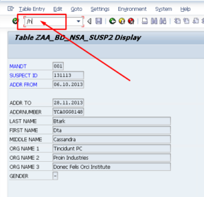 How to change record in database table using debugger? - ABAP AcademyABAP Academy