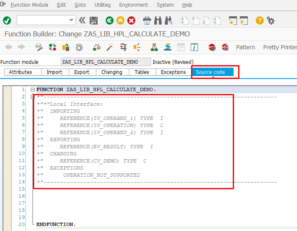 How to Create Function Module in ABAP