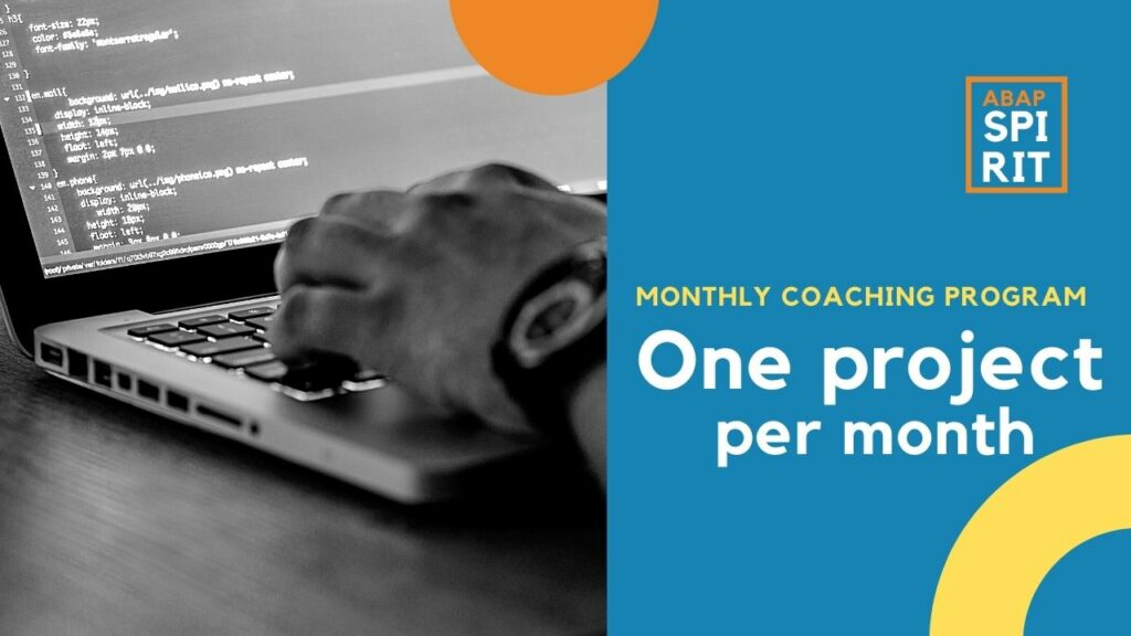 Deliverables Abap Spirit Monthly Coaching Program Abap Academyabap Academy